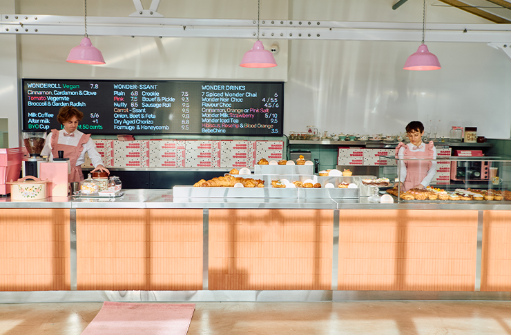 Baked Wonder: The All-Pink Rooftop Bakery With Berry-Loaded Croissants ...