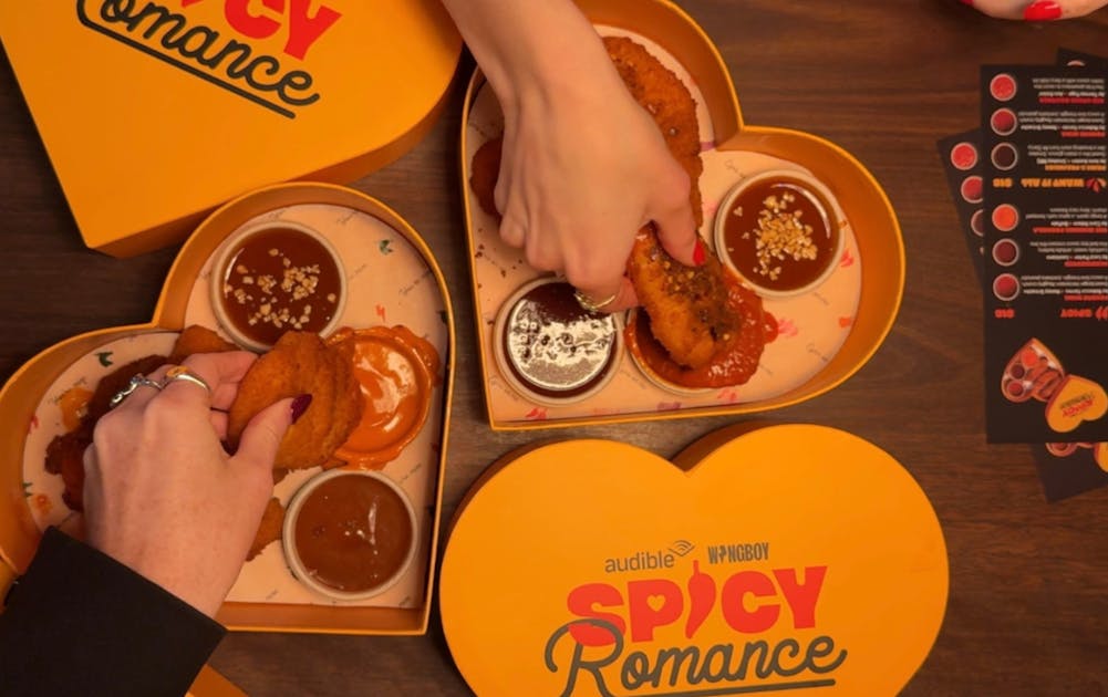 Get Your Hands On Audible And Wingboy’s Spicy Romance-Inspired Menu For ...