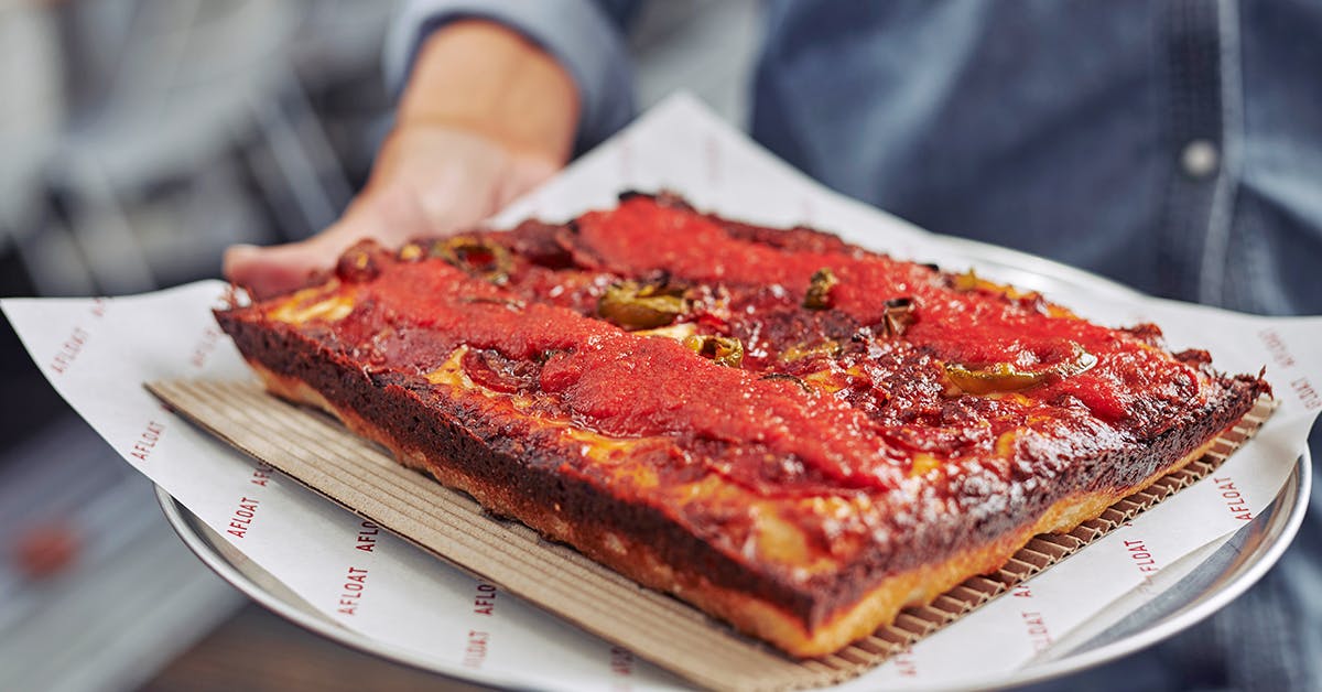 Arbory Afloat Detroit-Style Pizza | URBAN LIST MELBOURNE