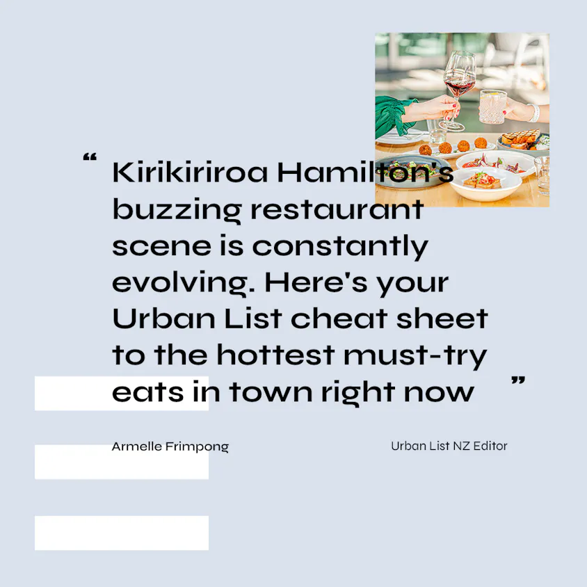 The Best Restaurants In Hamilton | URBAN LIST NEW ZEALAND