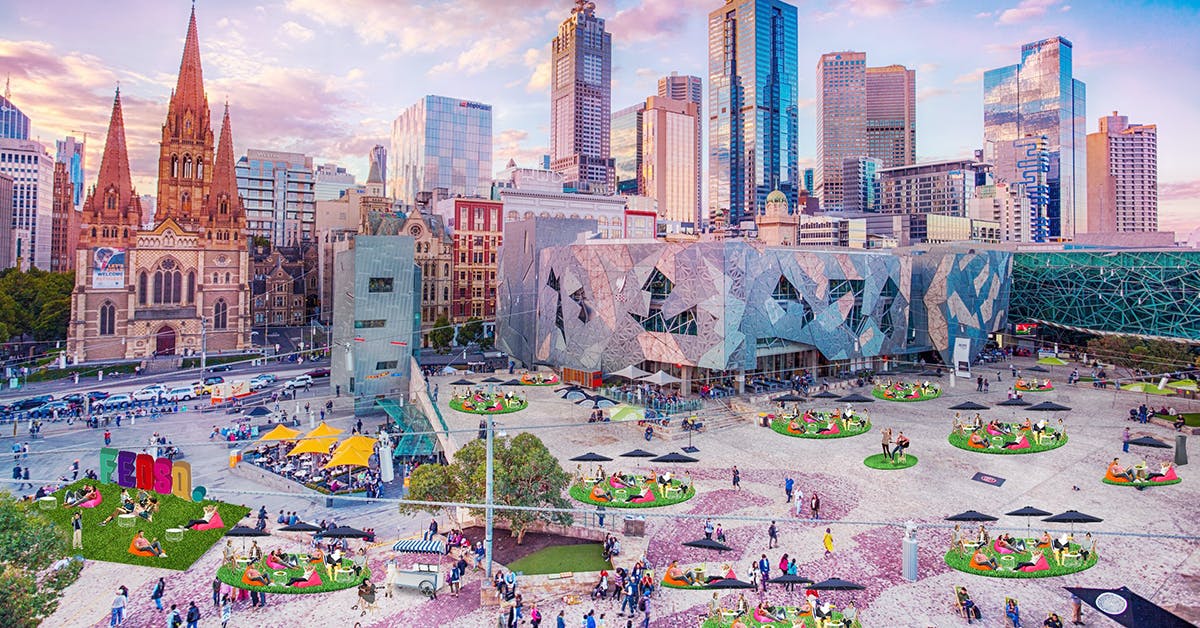 Gear Up For Alfresco Season, Fed Square Has Been Transformed Into A ...