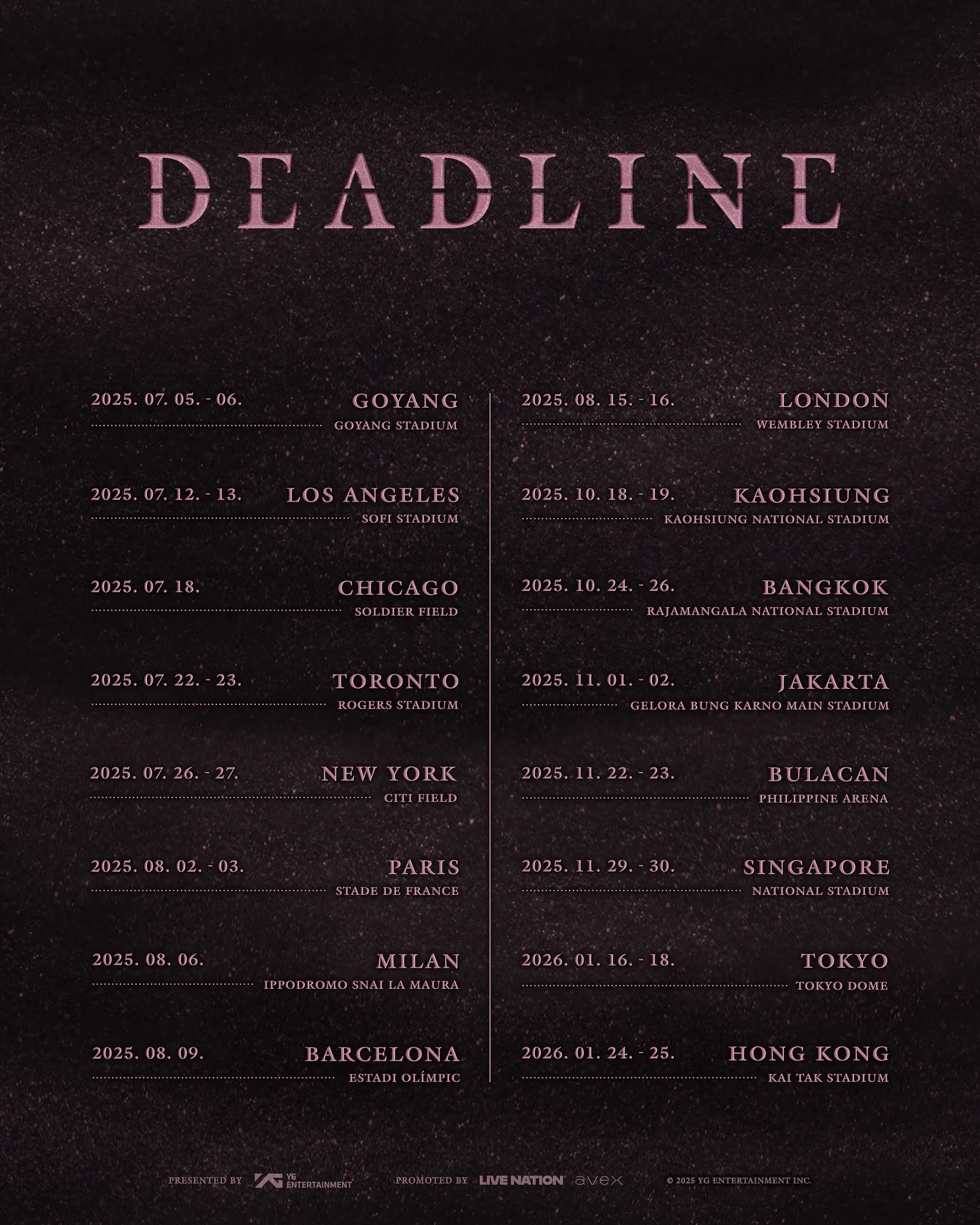 Here’s Everything You Need to Know About Blackpink’s Deadline World ...