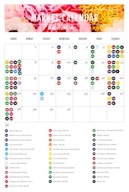 Melbourne Market Calendar December 2014 Urban List Melbourne