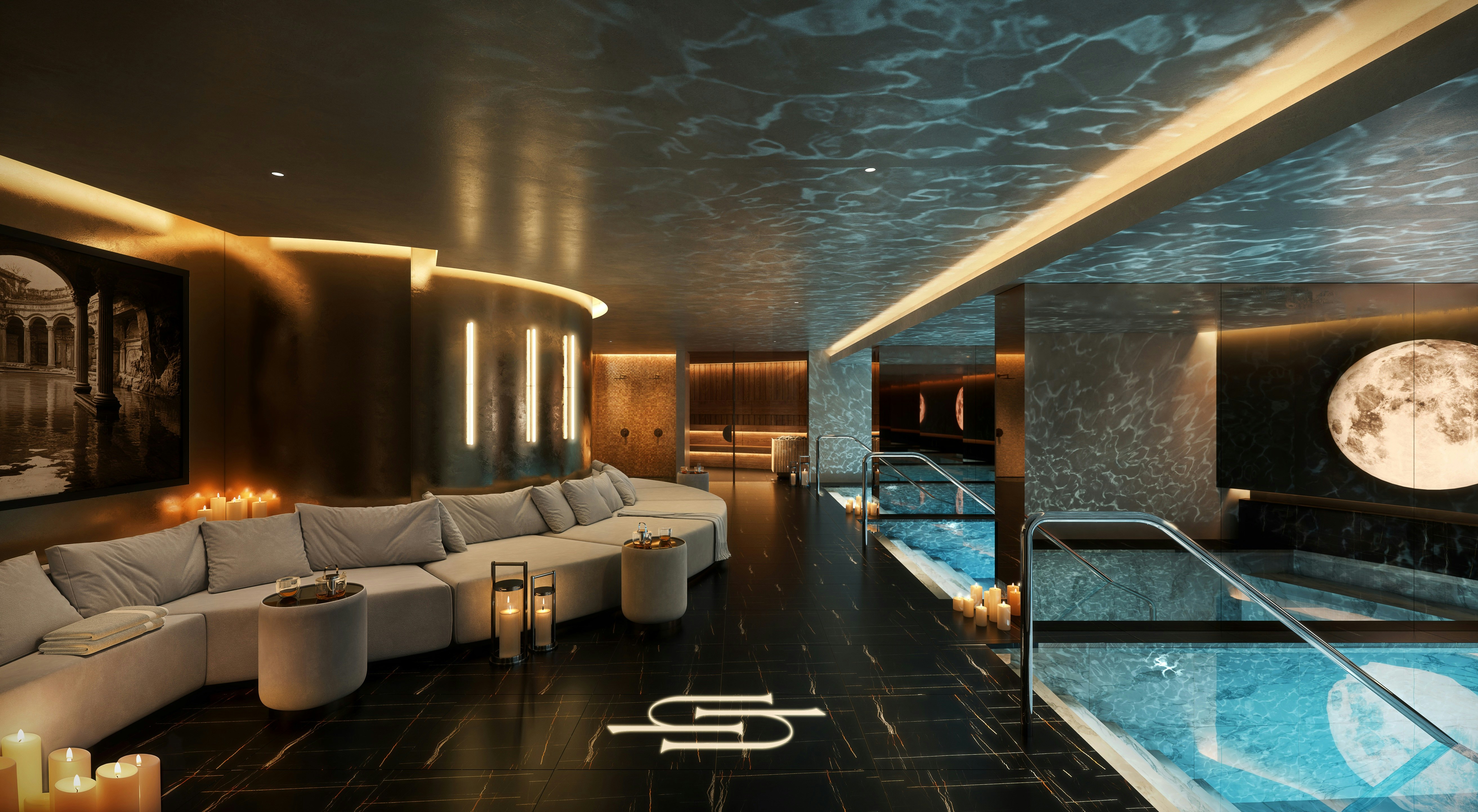 This Ultra Luxe Wellness Club Has Its Very Own Rooftop Sauna ...